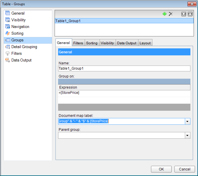 Add Items to the Document Map