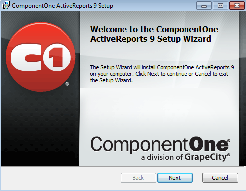 Install ActiveReports