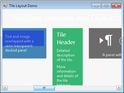TileControl Scrolling