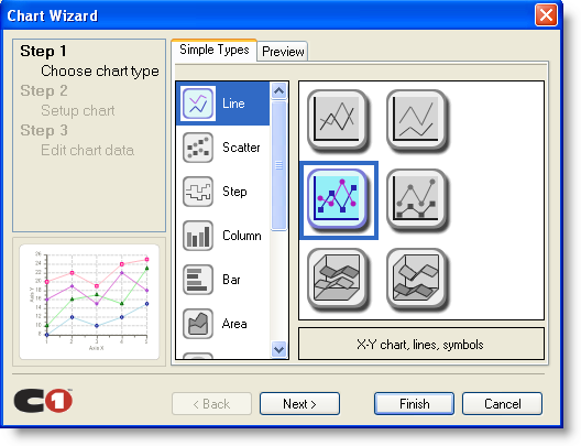 Step 1. Choose Chart Type